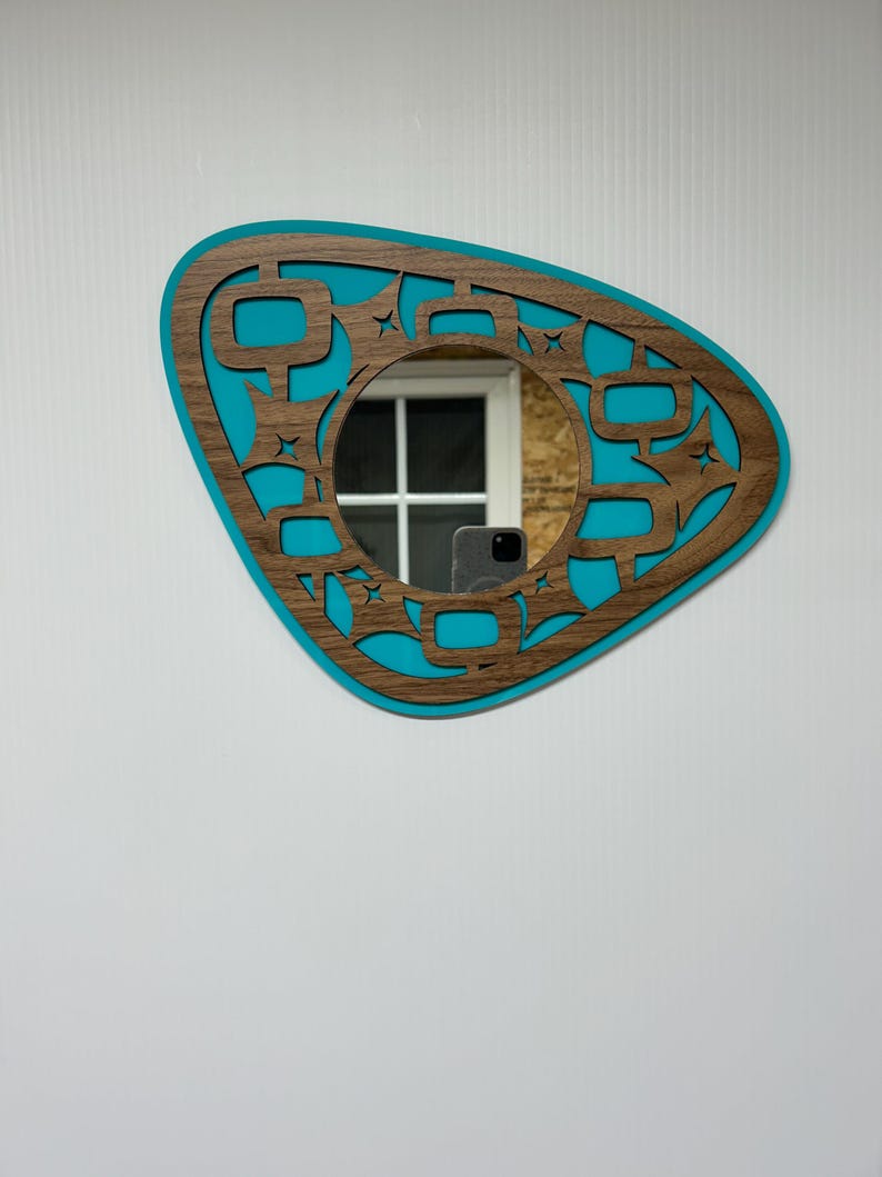Mid-century Modern Mirror, Mid Century Modern, Mcm, Mcm Wall Art, Mcm ...