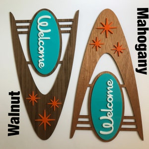 Mid-century Modern Welcome Sign 2, Mid-century Modern, MCM, Mid Century ...