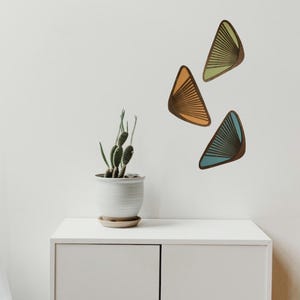 MCM Abstract Shells Wall Art, Mid-century Modern, Mcm Decor, Abstract ...