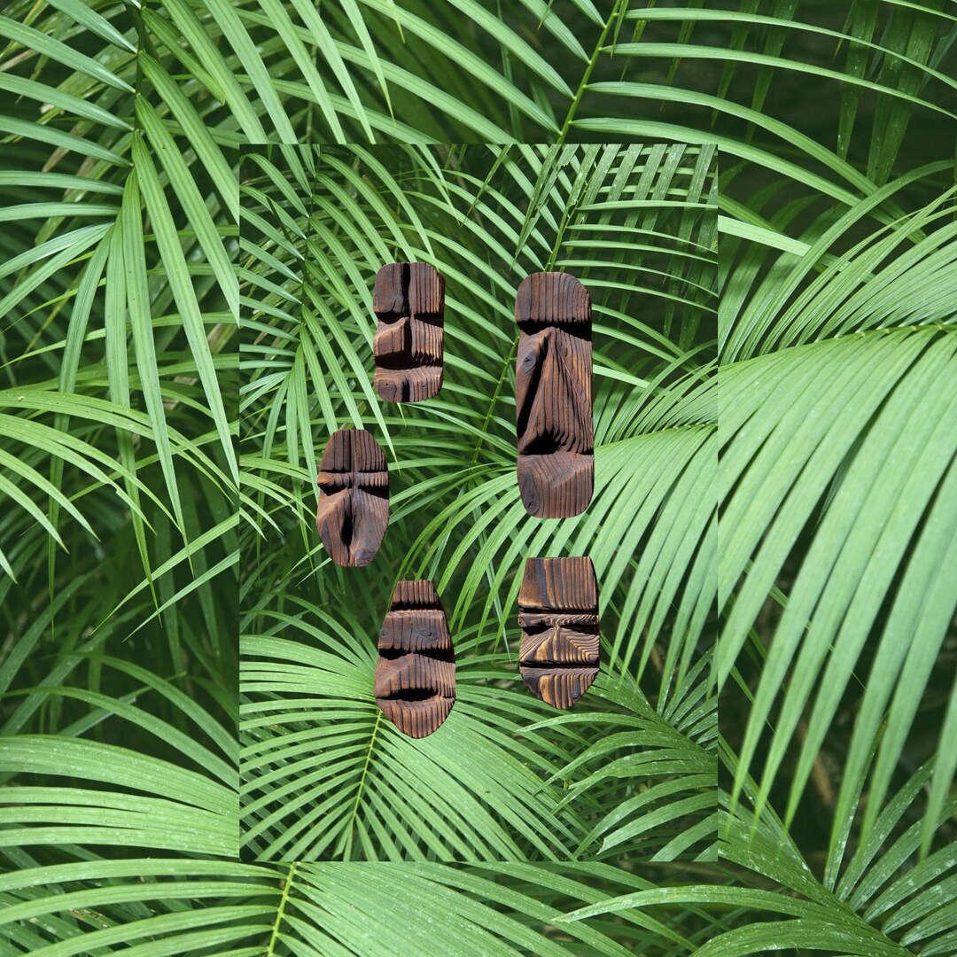 Modern Tiki Mask, Tiki, Tiki Mask, Tiki Decor, Modern Tiki, Tiki Art ...