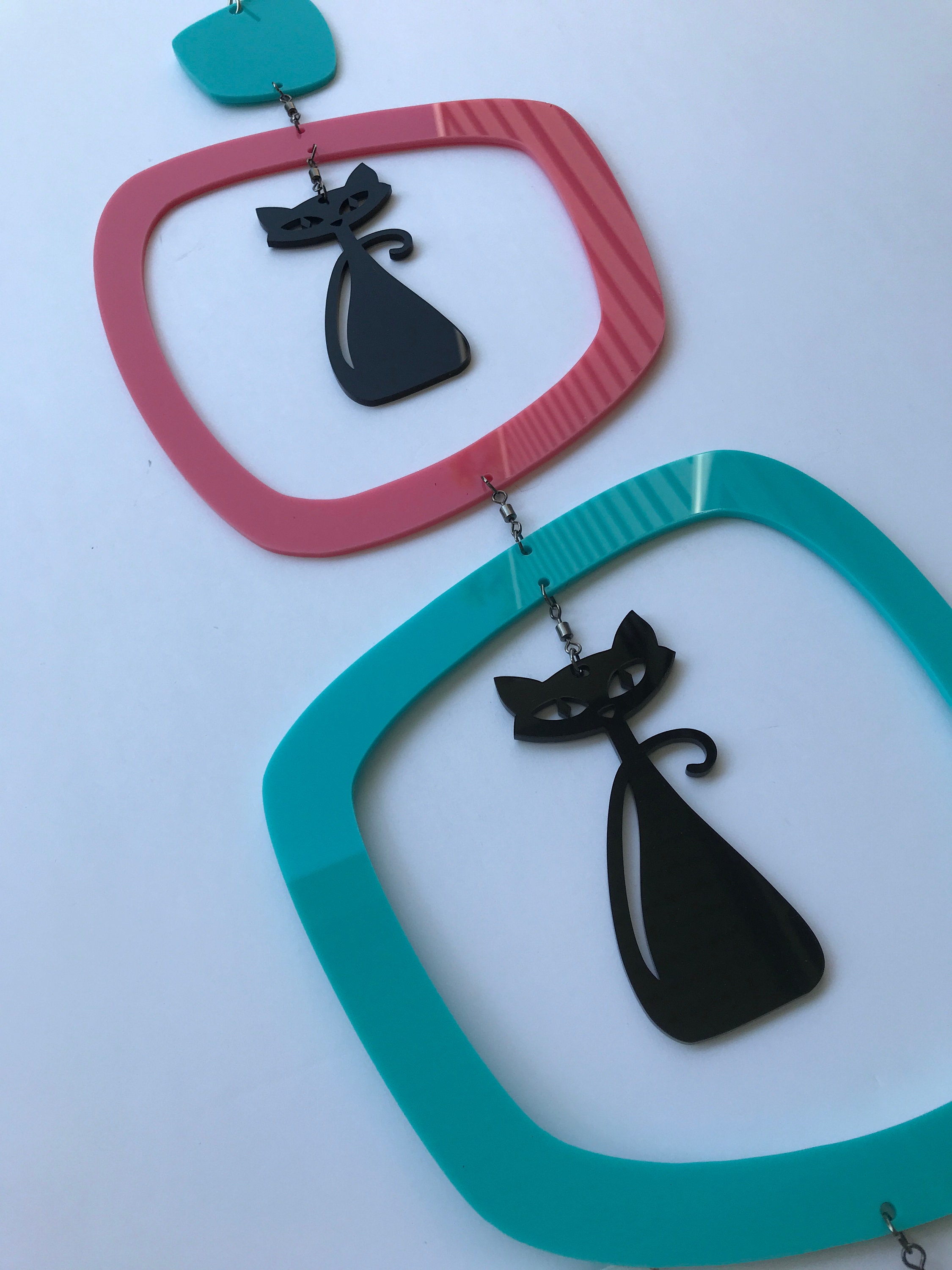 MCM Atomic Cat Mobile, Mobile, Atomic Cat, Mid-century Modern, MCM, Mid ...