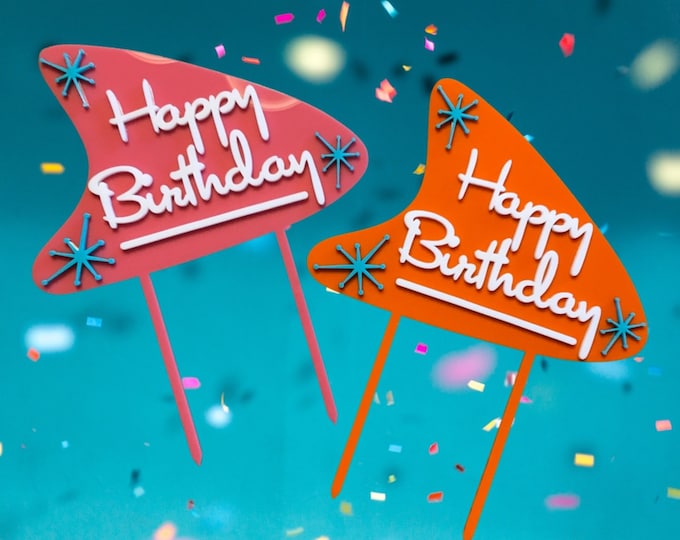 MCM Cake Topper, Mid-century Modern, MCM, Mid Century Decor, Mid ...