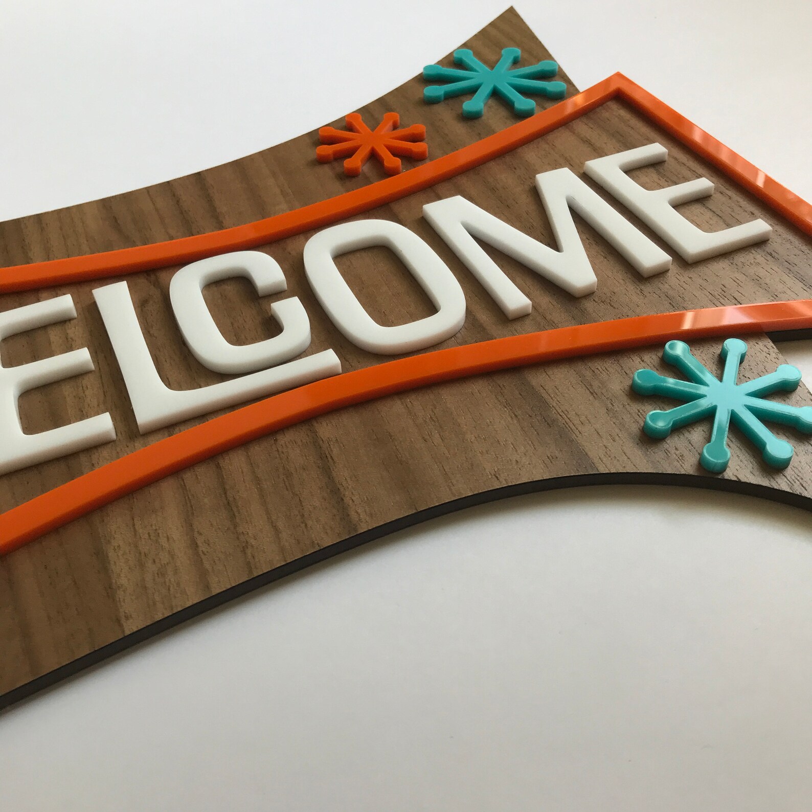 Mid-century Modern Welcome Sign 1, Mid-century Modern, MCM, Mid Century ...
