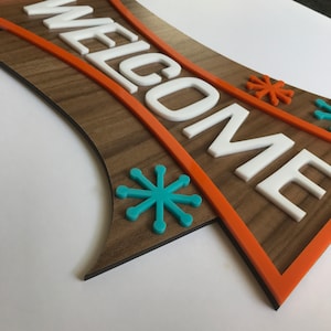 Mid-century Modern Welcome Sign 1, Mid-century Modern, MCM, Mid Century ...