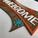 Mid-century Modern Welcome Sign 1 Mid-century Modern MCM - Etsy