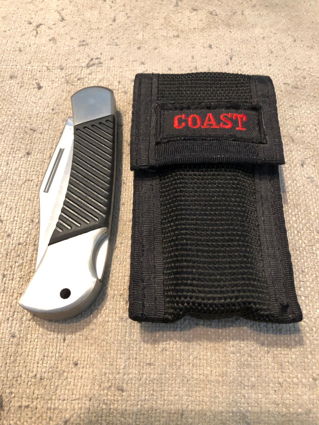 Vintage Coast Lockback Knife With Nylon Sheath - Etsy