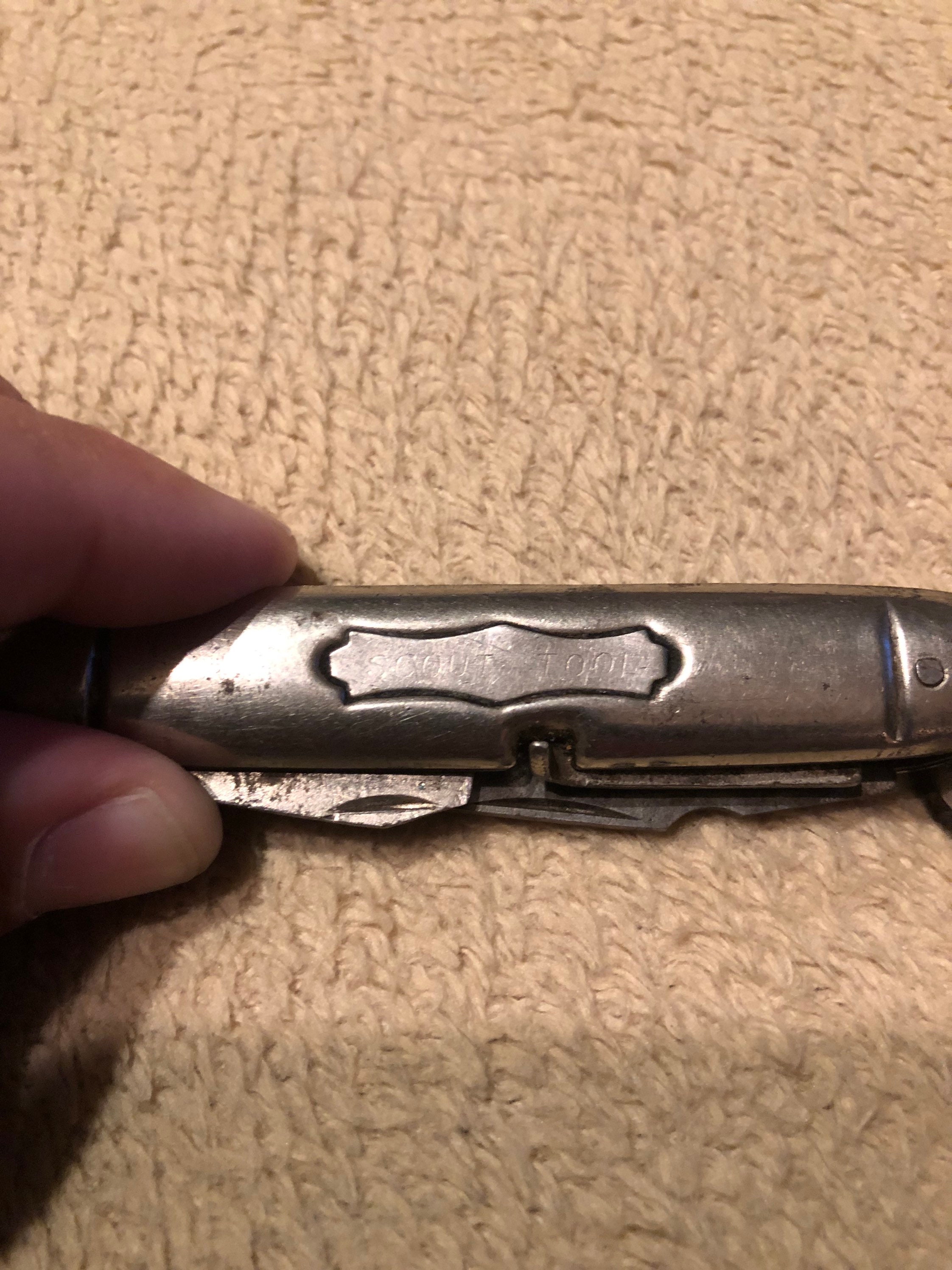 Vintage Scout Tool Pocket Knife - Etsy