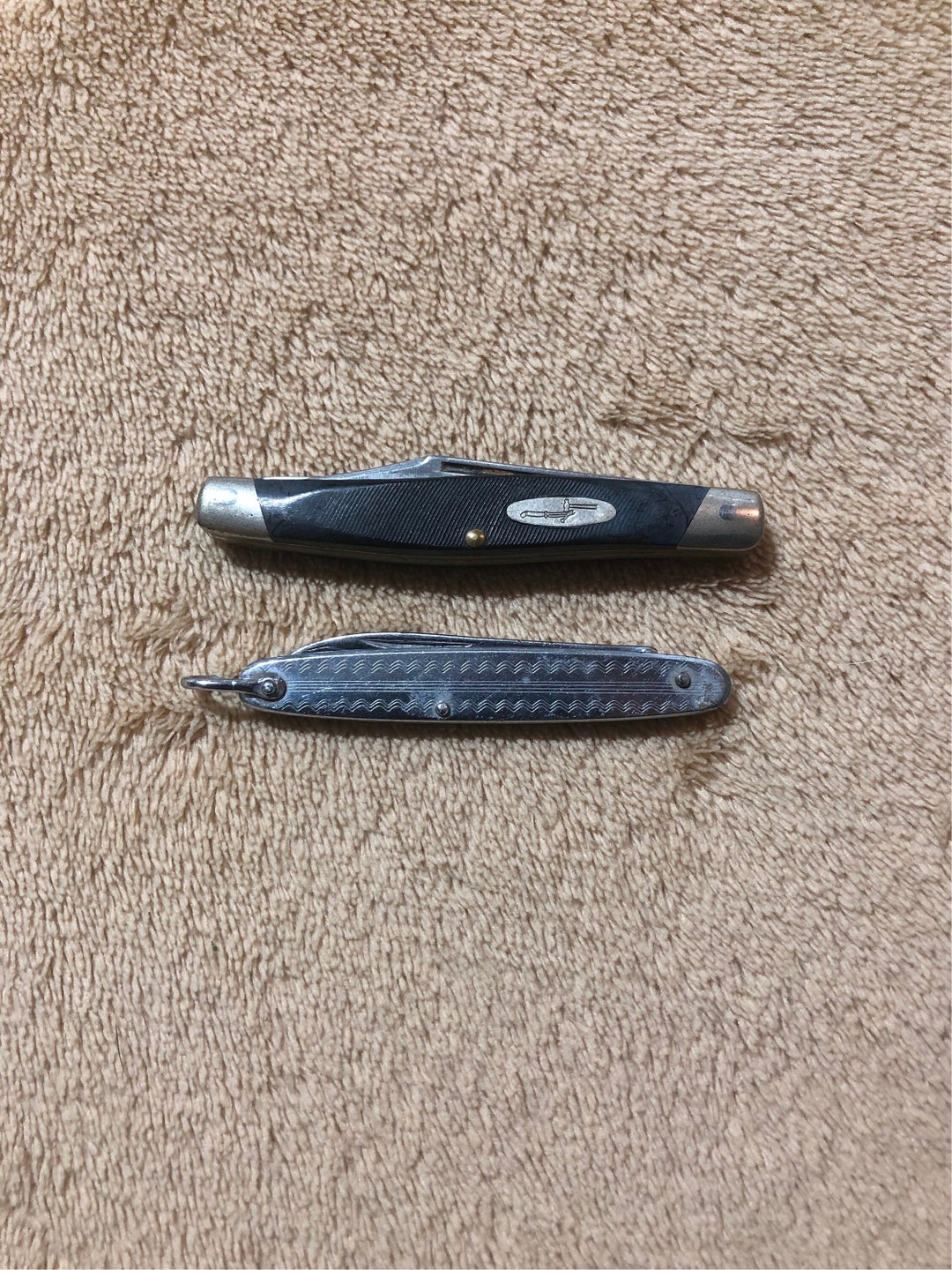 Vintage Buck 305 Two Blade Pocket Knife With Bonus Single Blade Pocket ...