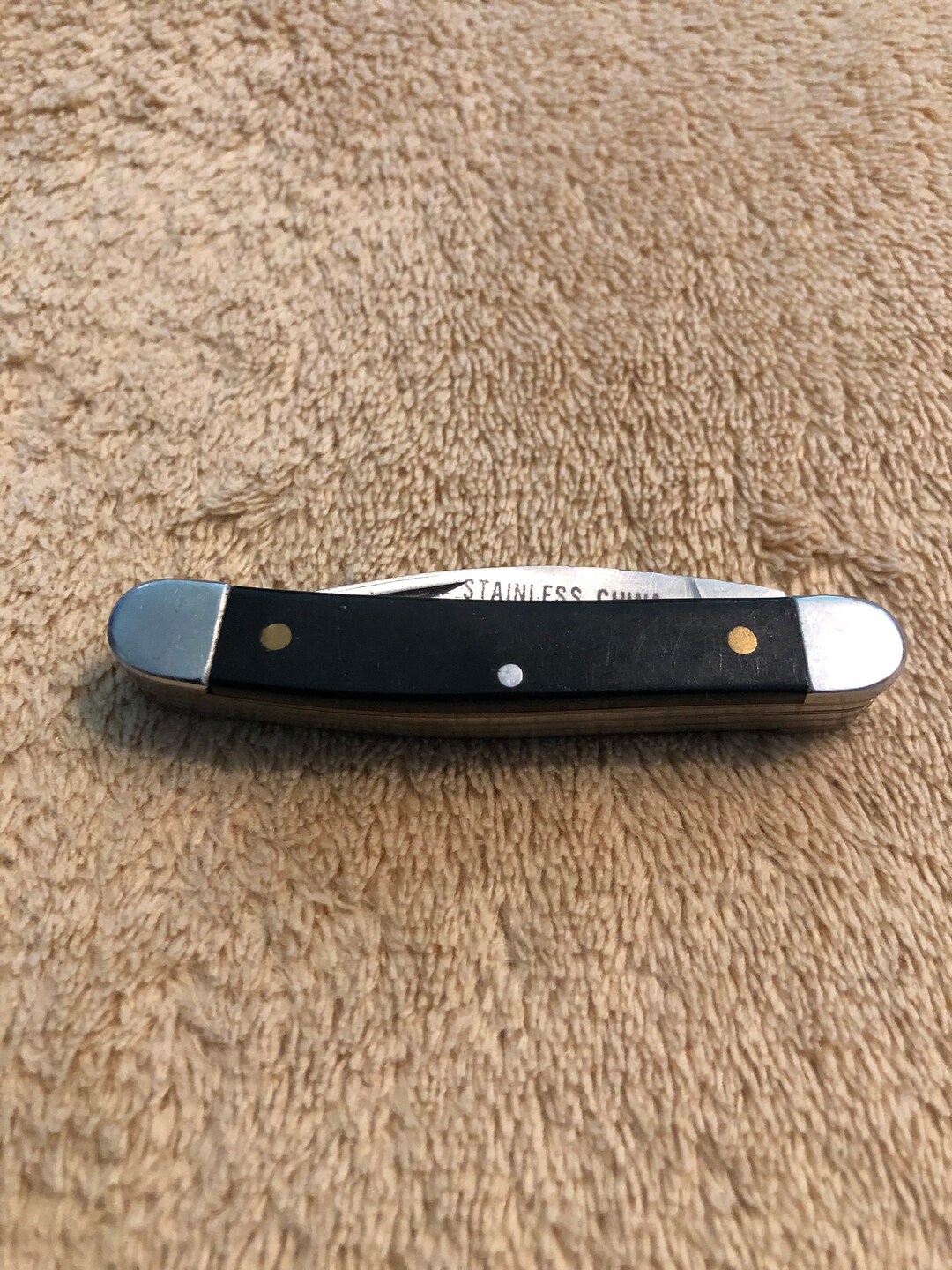 Vintage Chinese Three Blade Pocket Knife - Etsy