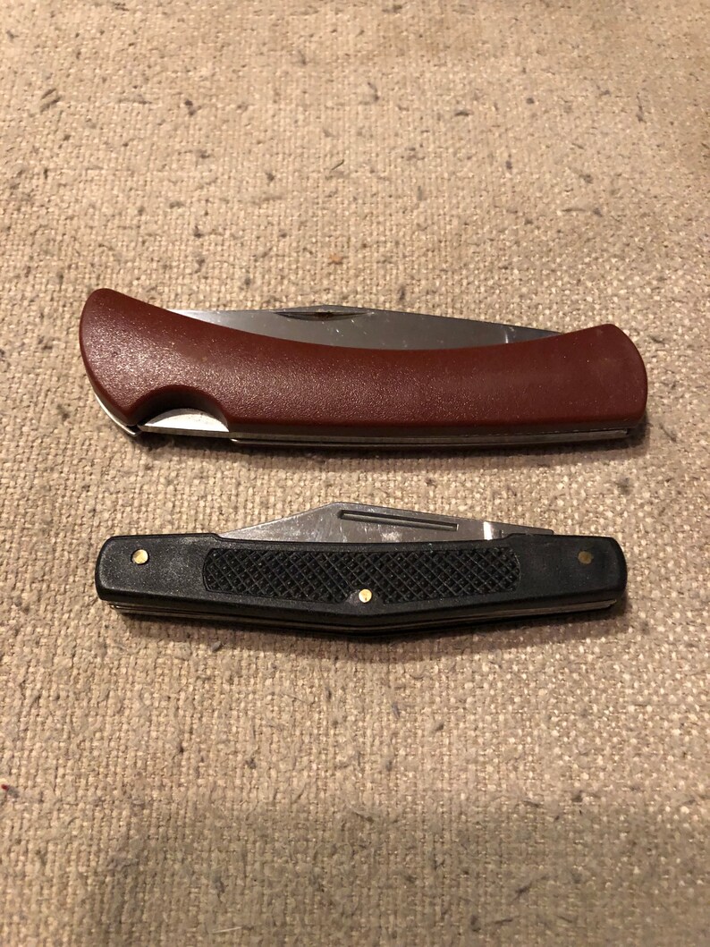 Vintage Sabre Lockback Knife With Bonus Three Blade Pocket - Etsy