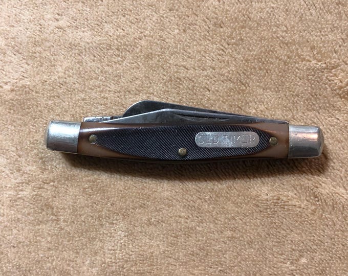Vintage Schrade Old Timer Model 34OT Three Blade Pocket Knife - Etsy