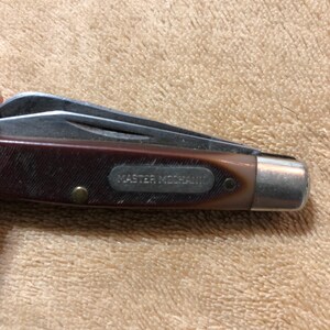 Vintage Schrade Master Mechanic Three Blade Pocket Knife - Etsy