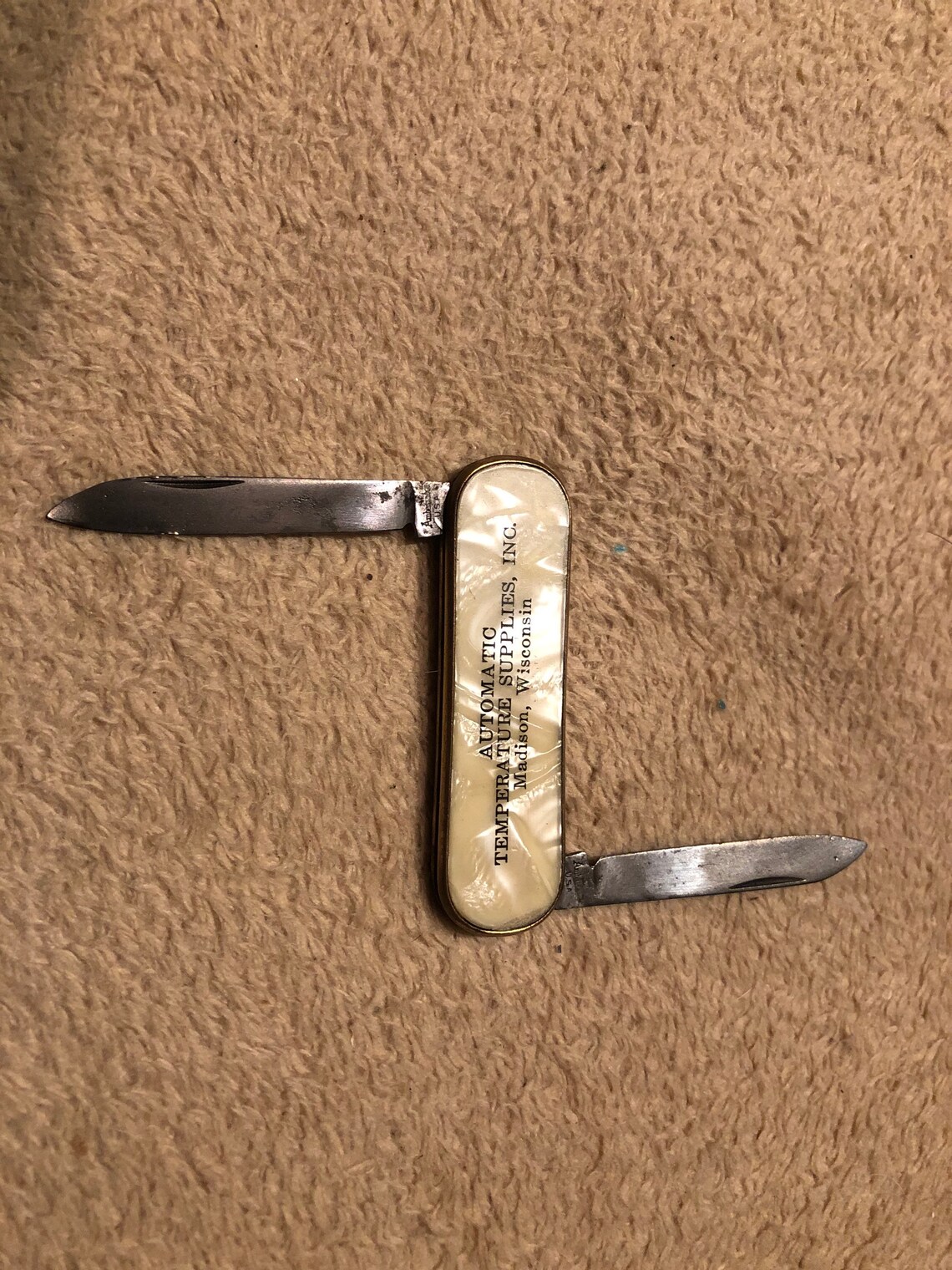 Vintage Ambassador Advertising Knife | Etsy