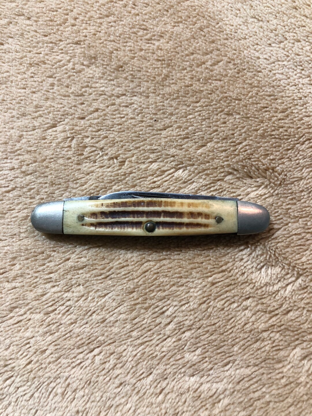 Vintage Queen Steel #5 Two Blade Pen Knife - Etsy