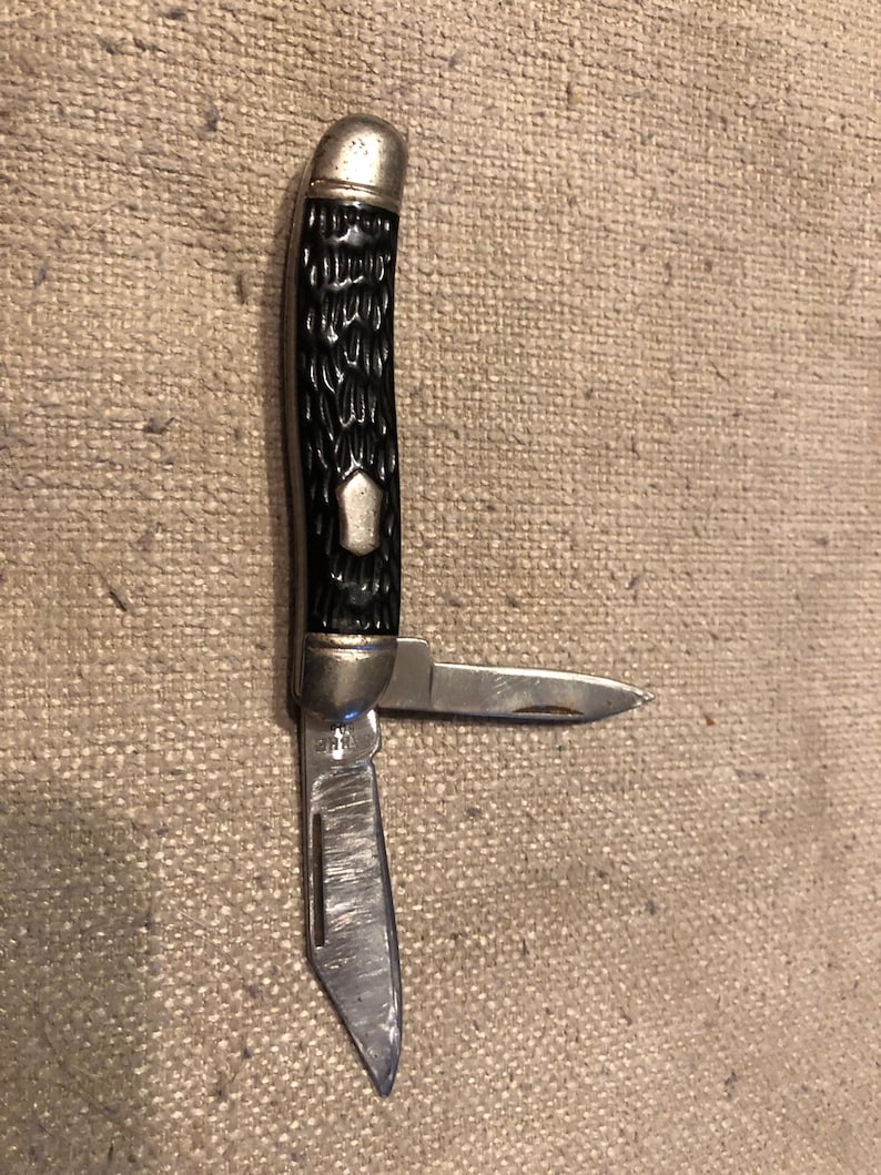 Vintage Sabre Two Blade Pocket Knife - Etsy