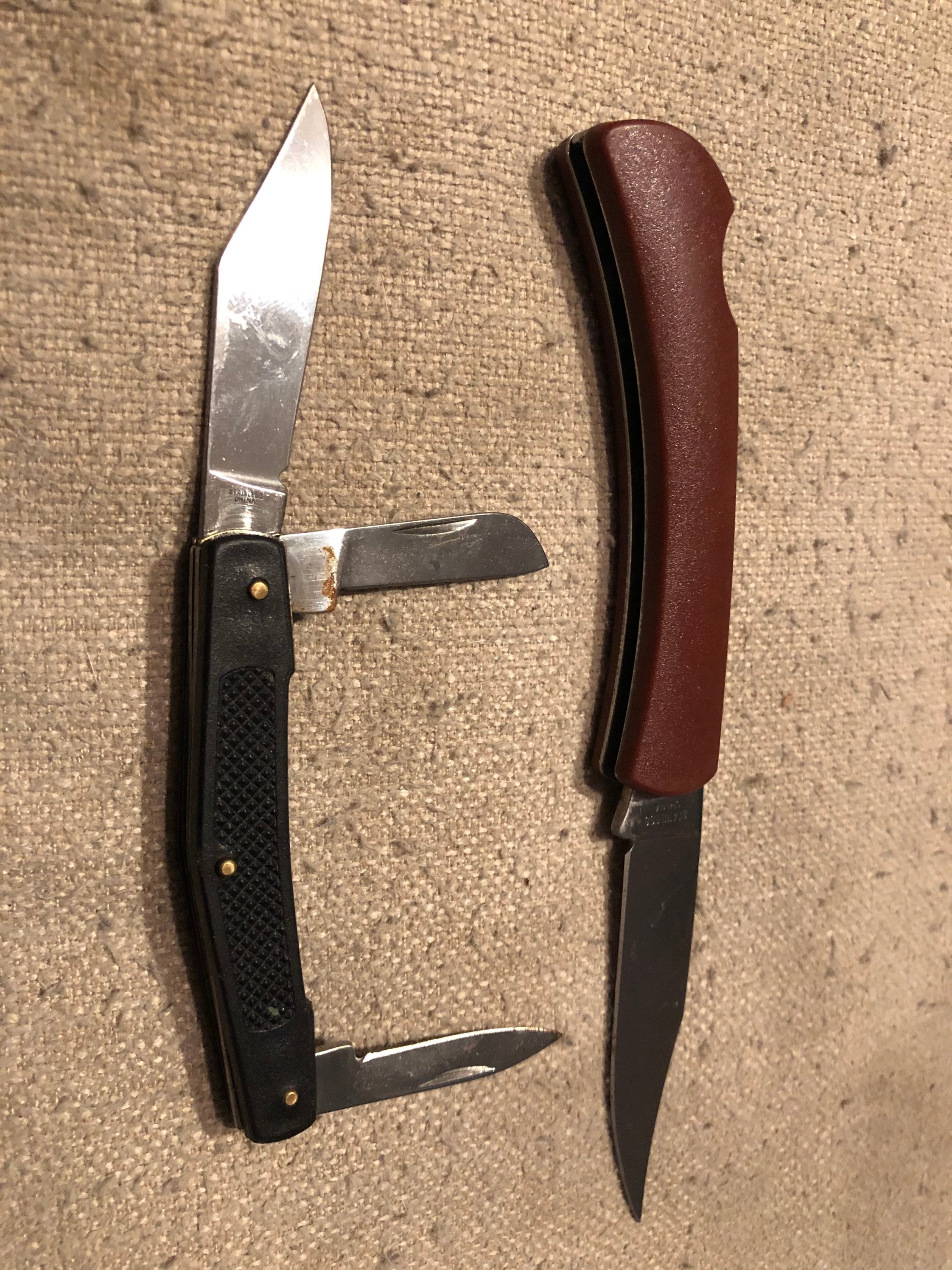 Vintage Sabre Lockback Knife With Bonus Three Blade Pocket - Etsy