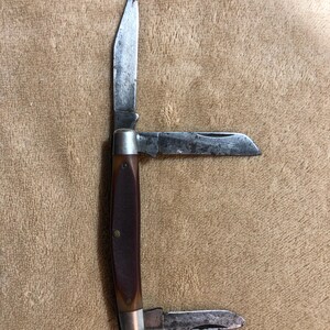 Vintage Schrade Master Mechanic Three Blade Pocket Knife - Etsy