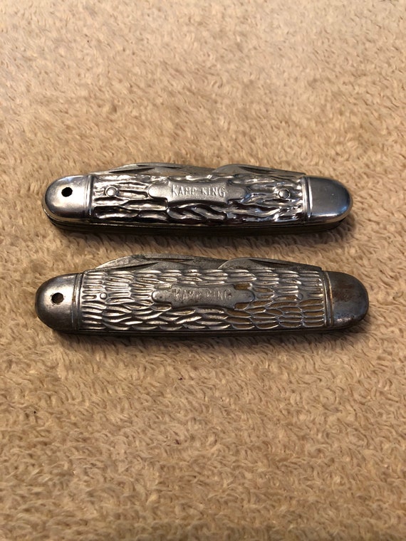 Pair of Kamp King Pocket Knives - Etsy