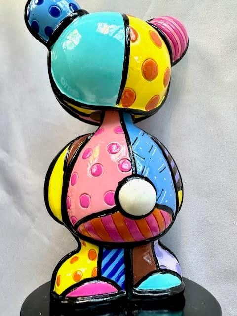 Romero Britto Bobble Head TEDDY BEAR Figurine 4.5 in NEW - Etsy