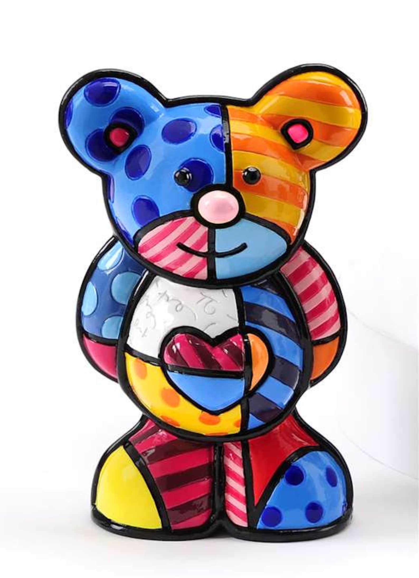 Romero Britto Dream Teddy Bear Figurine NEW - Etsy UK