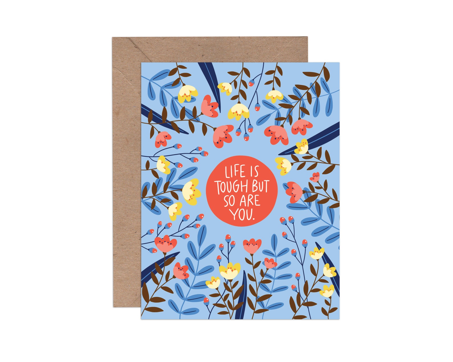 Greeting Card - Life is Tough but so Are You - Etsy