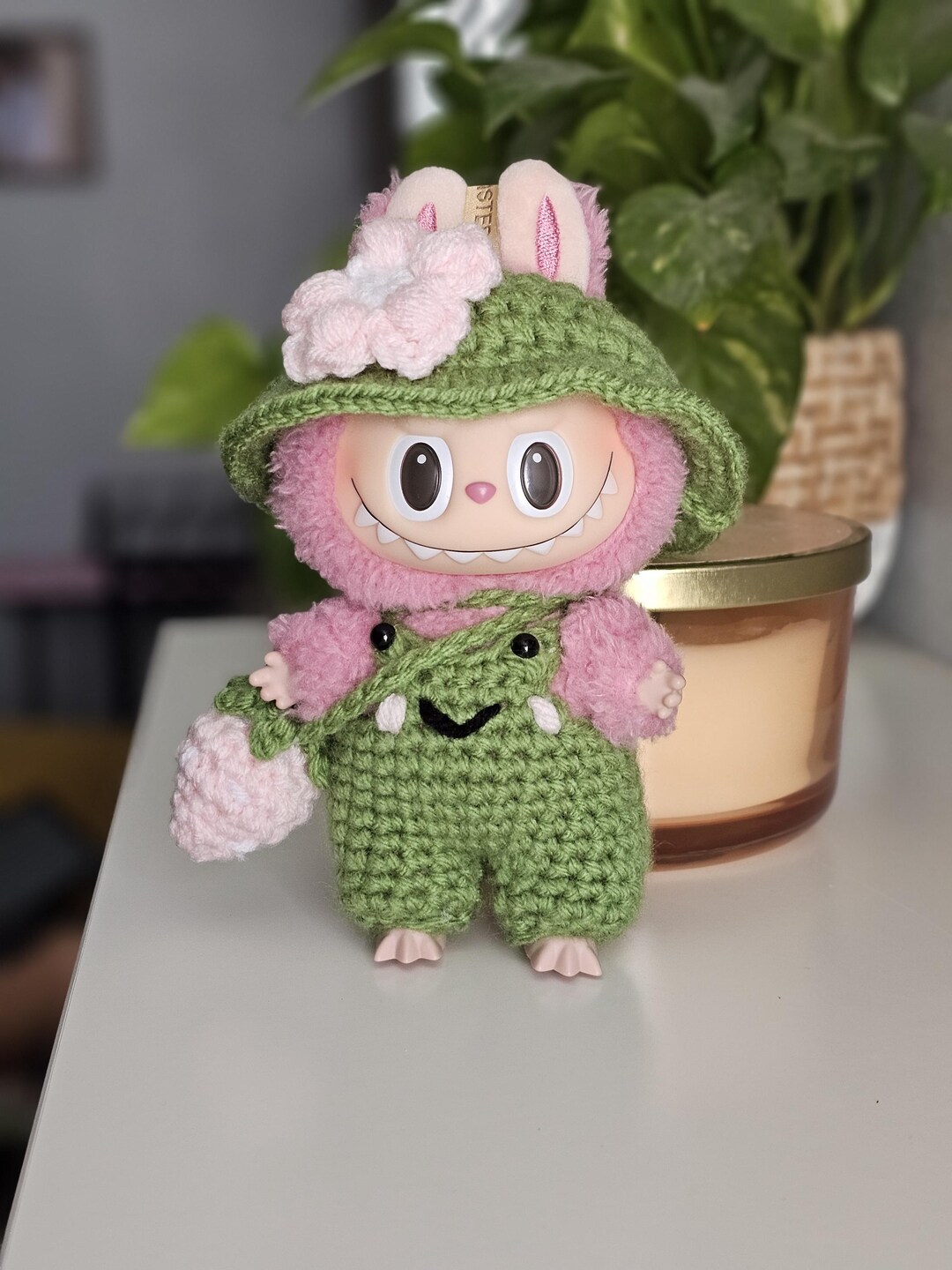 Labubu Crochet Frog Clothes - Etsy