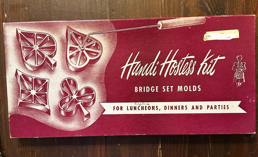 Vintage Handi Hostess Kit Bridge Set Molds - Etsy