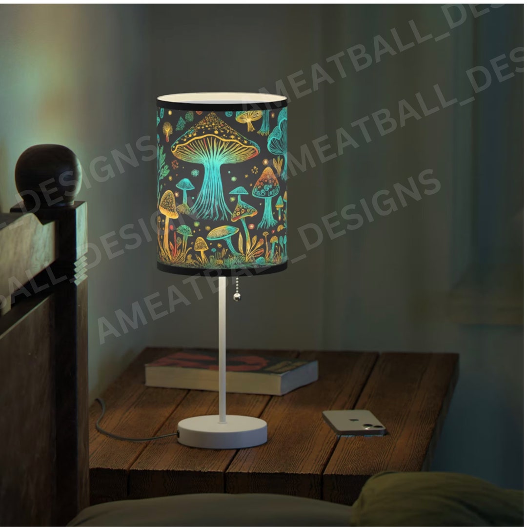 Bioluminescent Fungi Magic Mushroom Lamp - Illuminate Any Bedroom ...