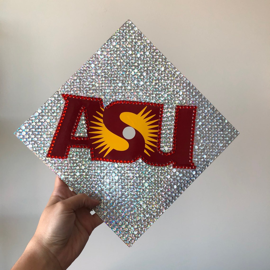 Rhinestone Graduation Cap - Etsy