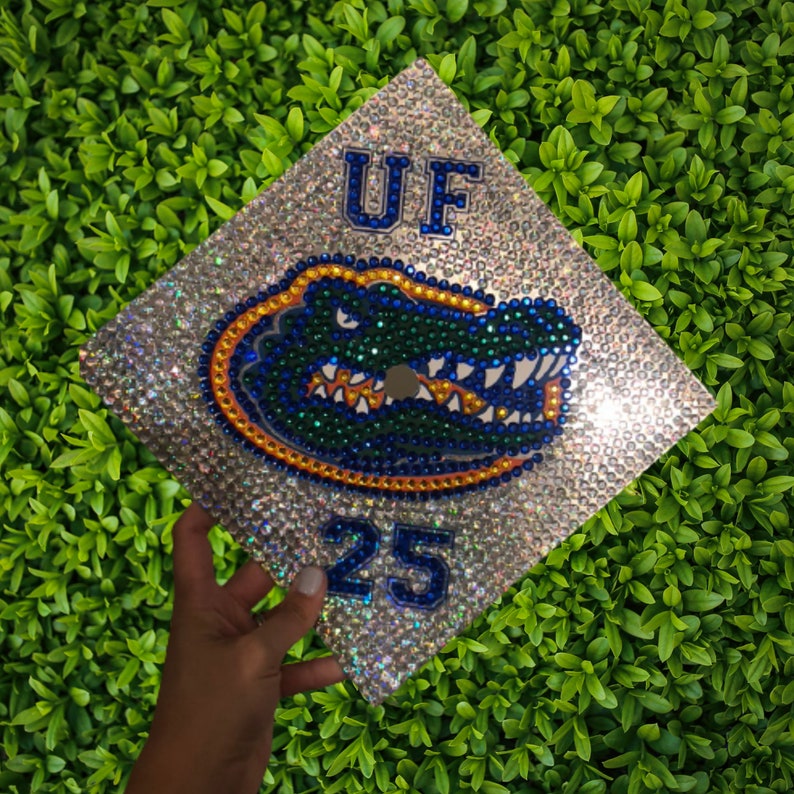 Rhinestone Graduation Cap - Etsy