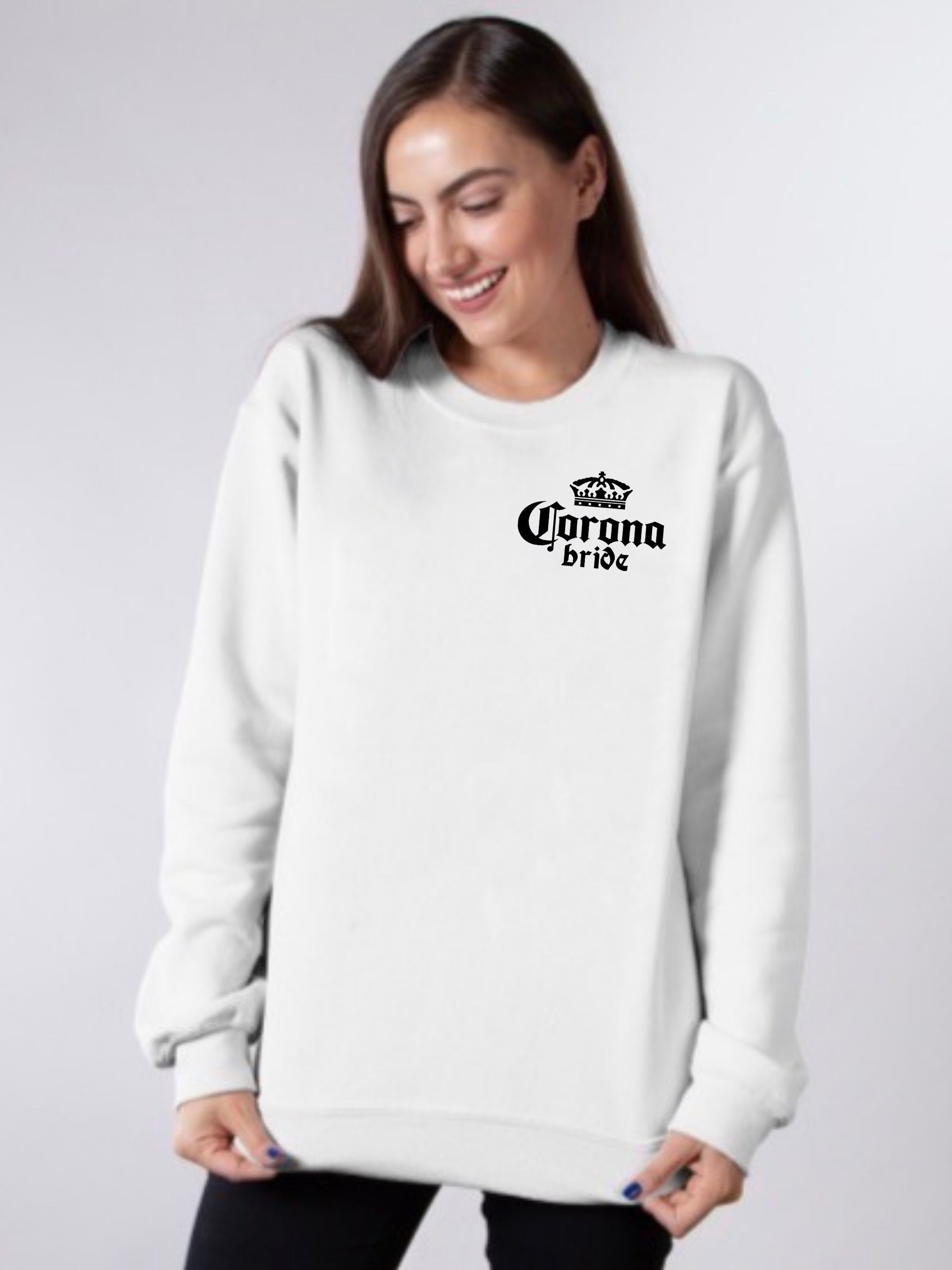 Social Distancing Love Corona Bride Sweatshirt -bride Shirt -wedding ...