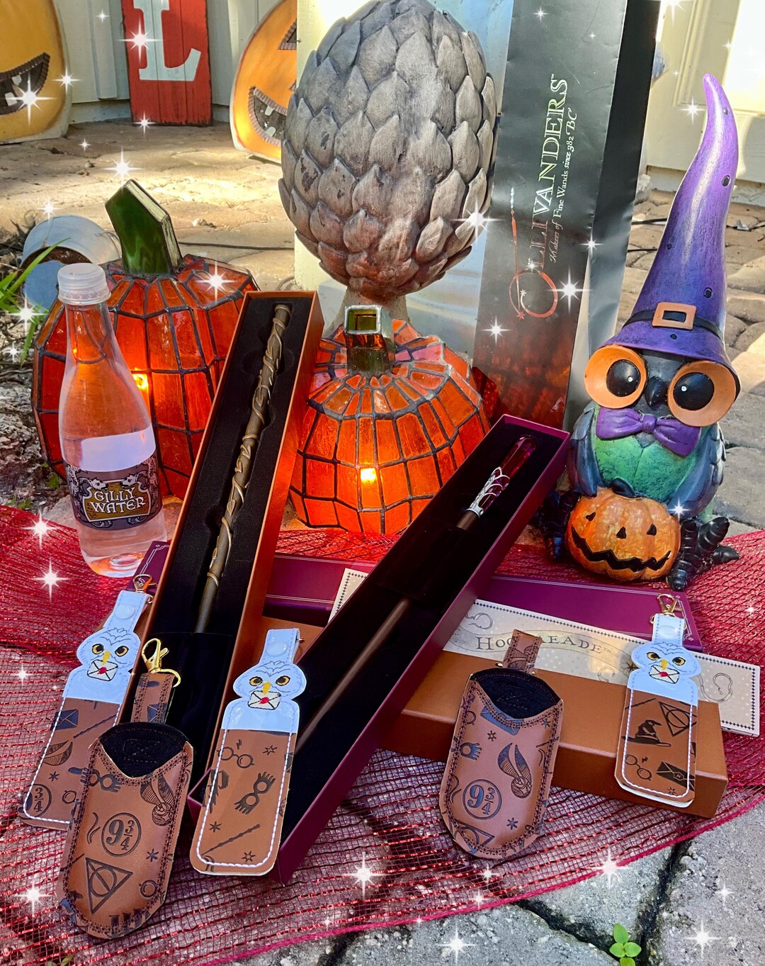 Wand Keeper, Wand Holder, Hedwig’s Lip Balm Holder, Ollivander’s Wand ...