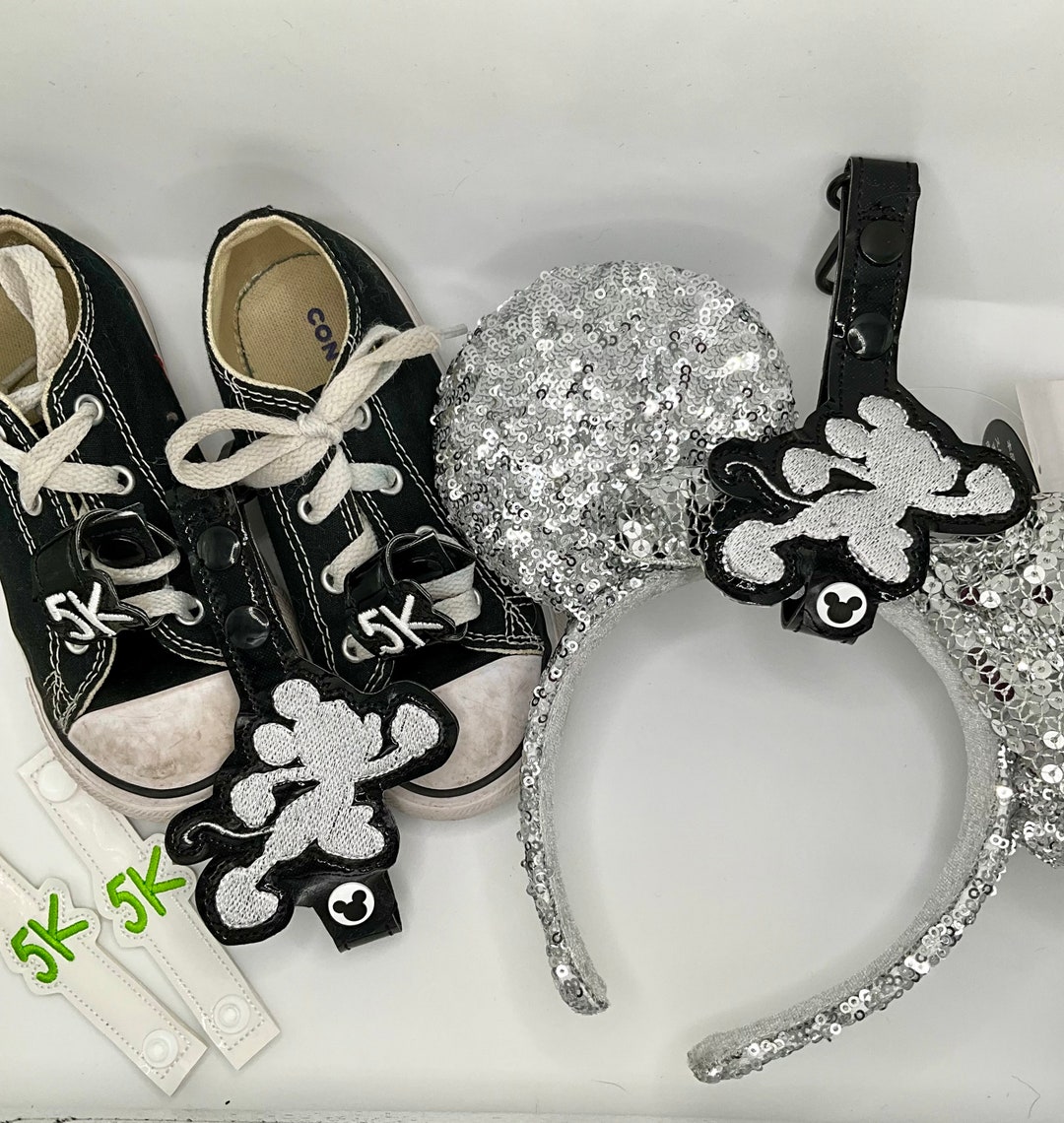 Run Disney Ears Holders, Run Disney Shoe Charms, Disney Races Ears ...