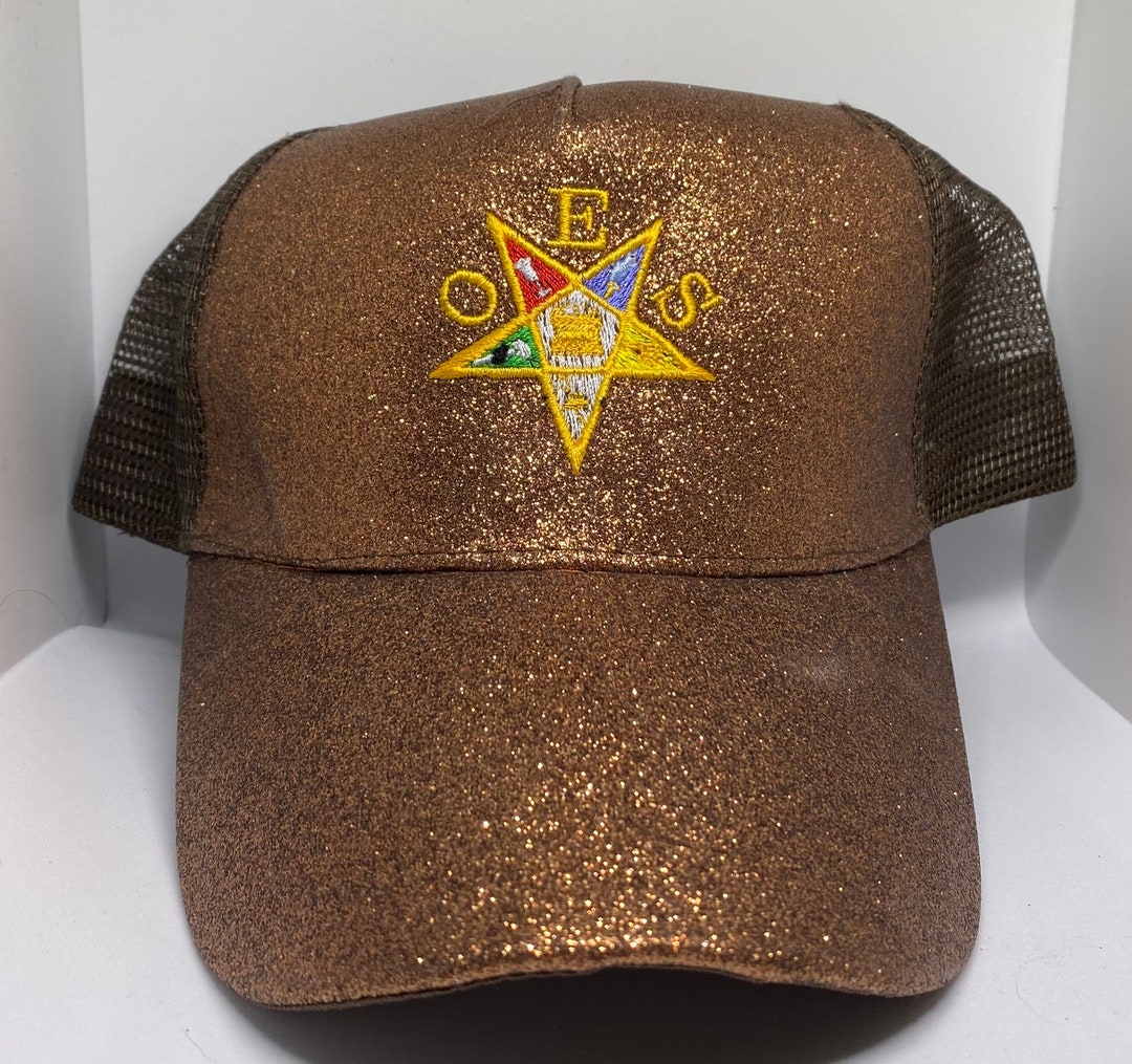 Order of the Eastern Star Past Matron Sparkly Brown Baseball - Etsy
