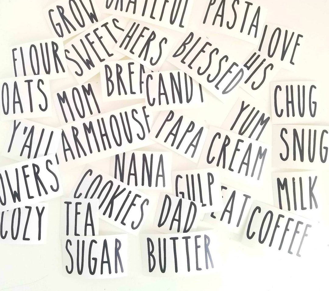 Rae Dunn Inspired Farm House Vinyl Decals (FREE SHIPPING) - Etsy