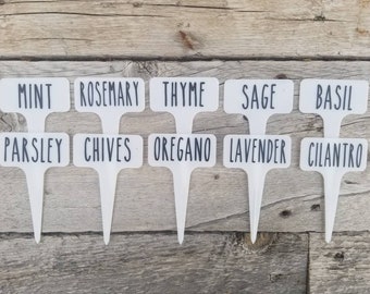 Herb labels | Etsy