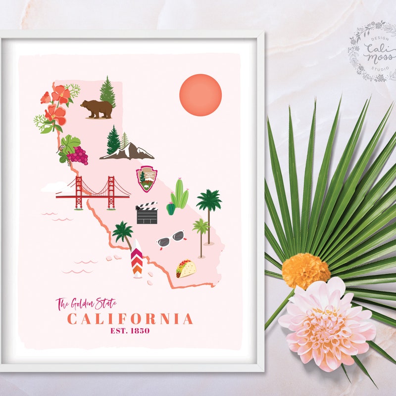California Art Print - Etsy