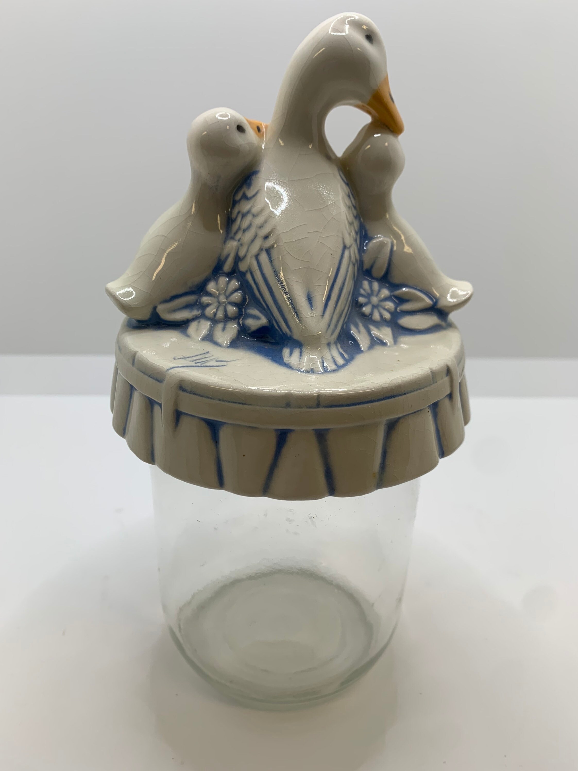 Vintage Country Geese Jar Top With Kerr Jar Geese Kitchen Decor - Etsy