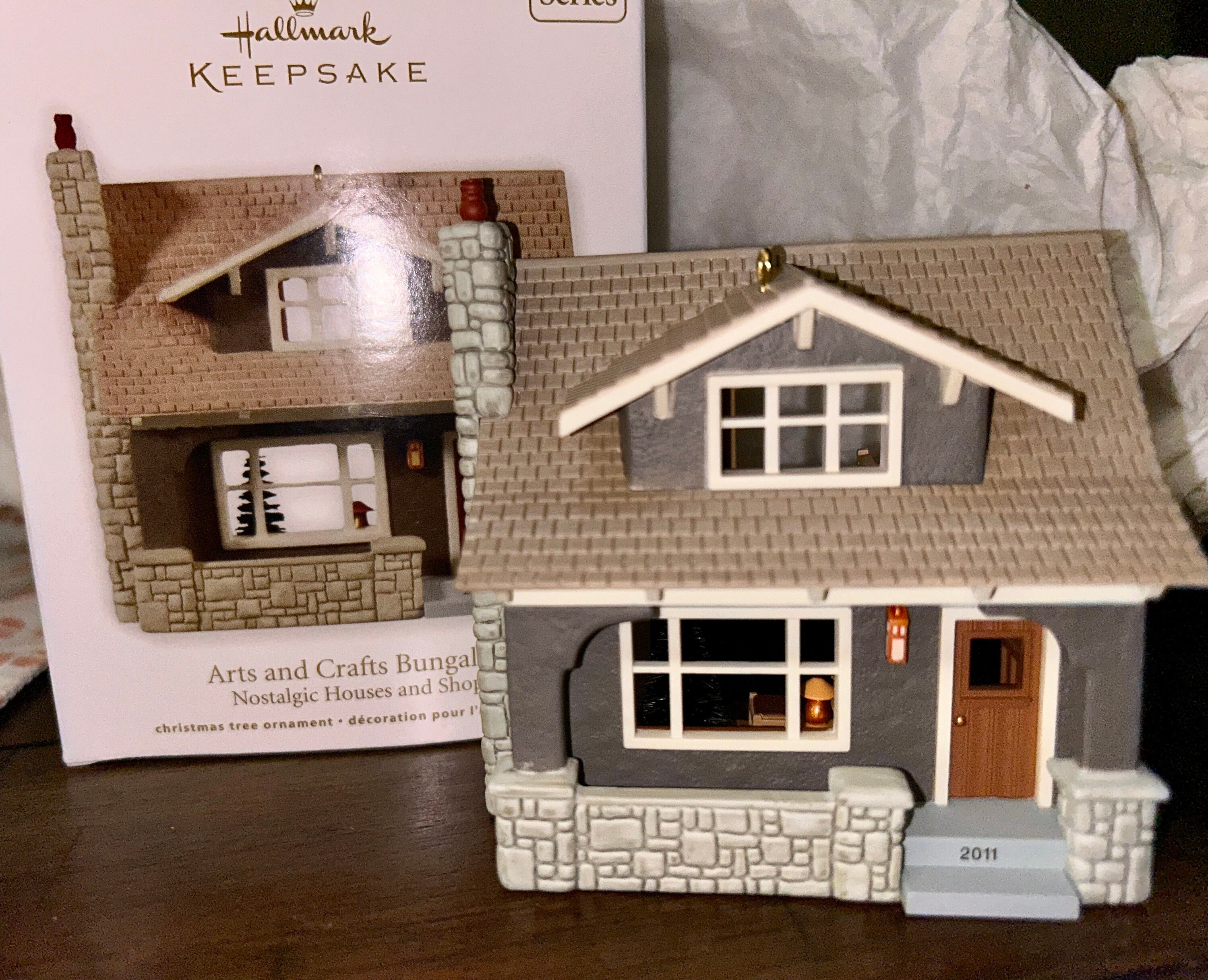 Hallmark Keepsake Arts and Crafts Bungalow 2011 Christmas Ornament - Etsy
