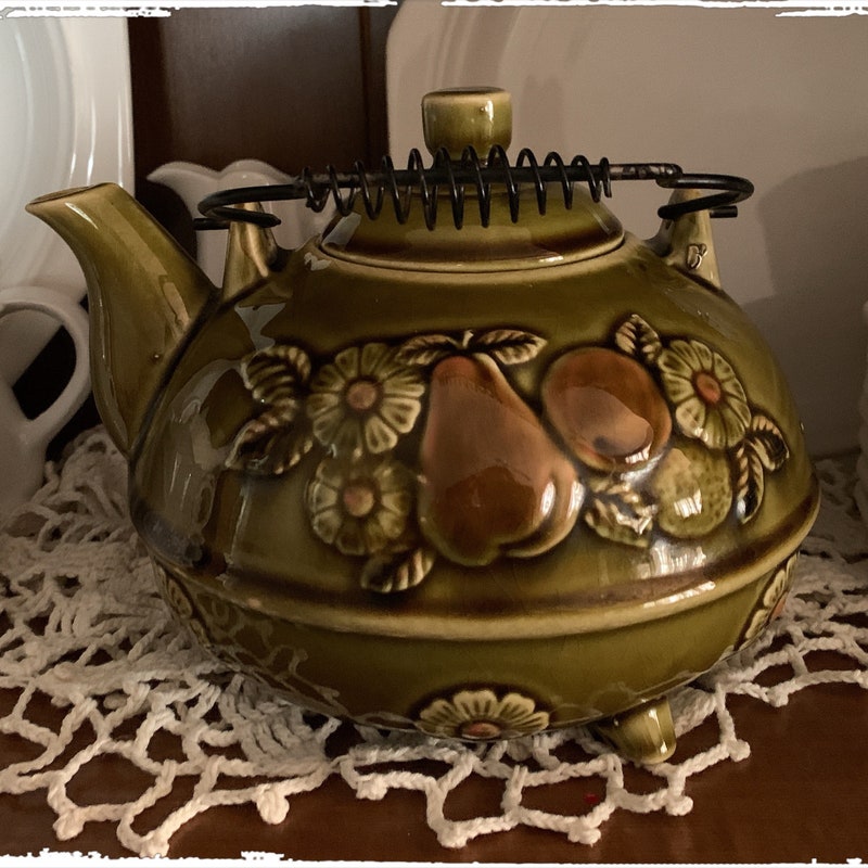 Embossed Teapot - Etsy