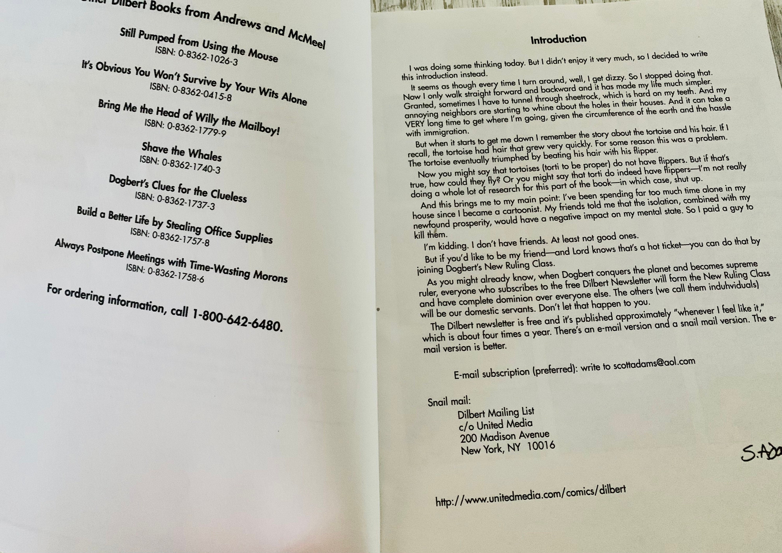 Fugitive From the Cubicle Police Comic Book A Dilbert Book by Scott ...