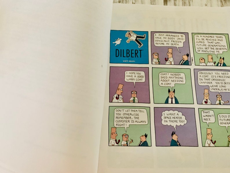 Fugitive From the Cubicle Police Comic Book -A Dilbert Book by Scott ...