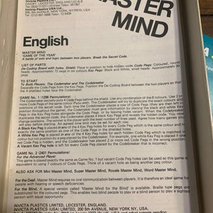 Original 1972 Designed for the Design Centre London Mastermind by ...