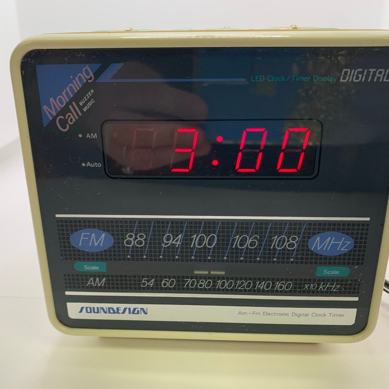 80s Wall Clock - Etsy