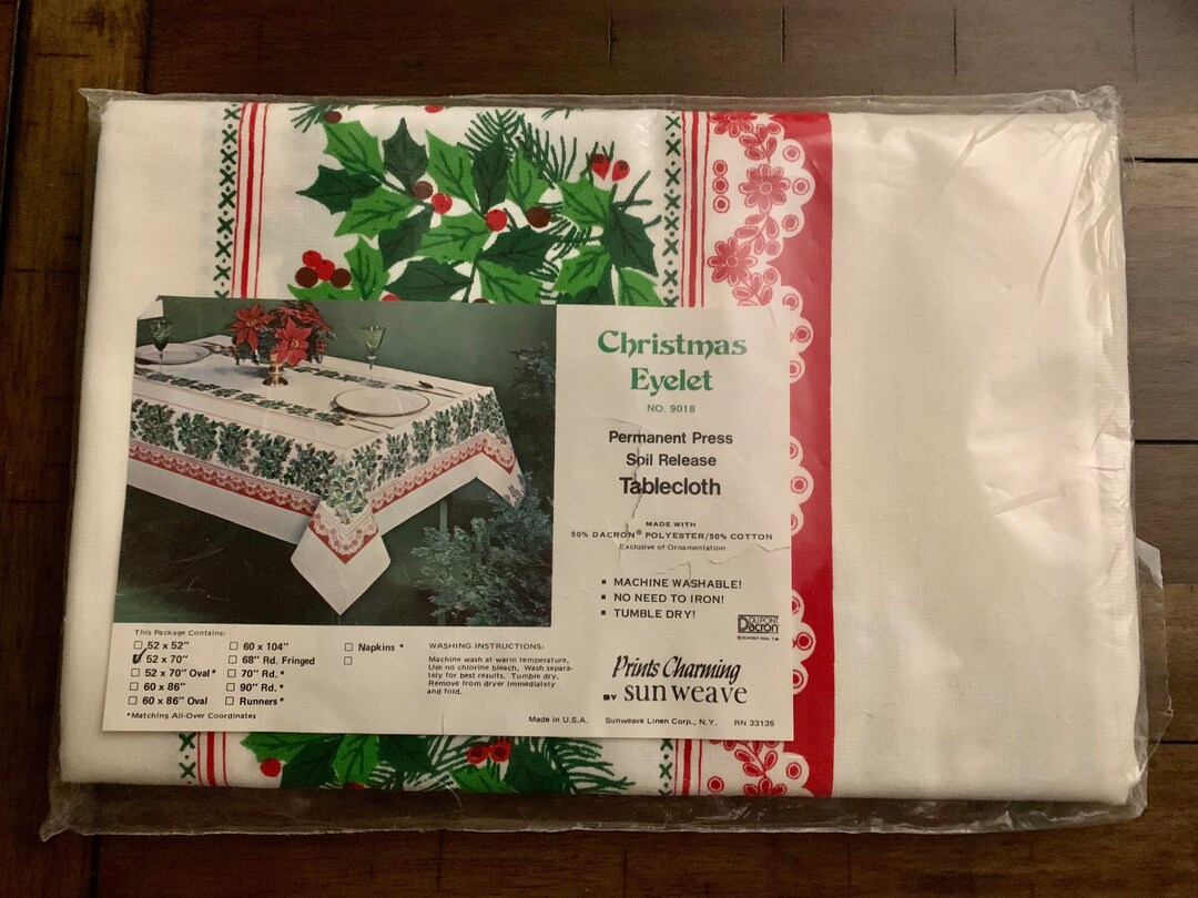 Vintage New in Package Christmas Eyelet No. 9018 Permanent Press ...