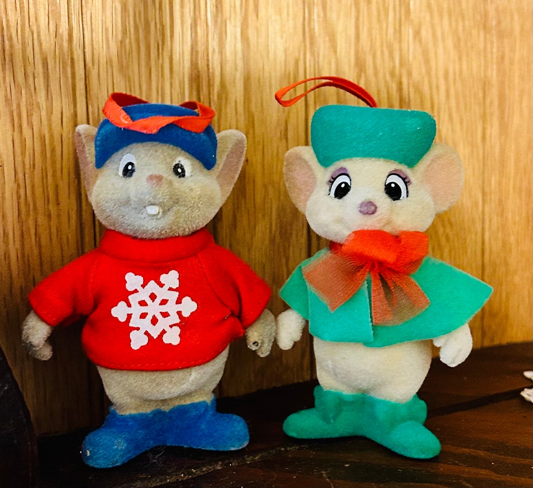 Walt Disney’s the Rescuers Down Under Bernard and Miss Bianca Flocked ...