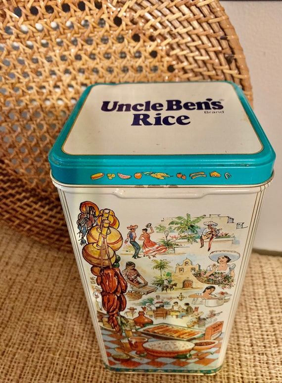 Collectible 1987 Uncle Bens Rice Tin Container With Hawaiian | Etsy