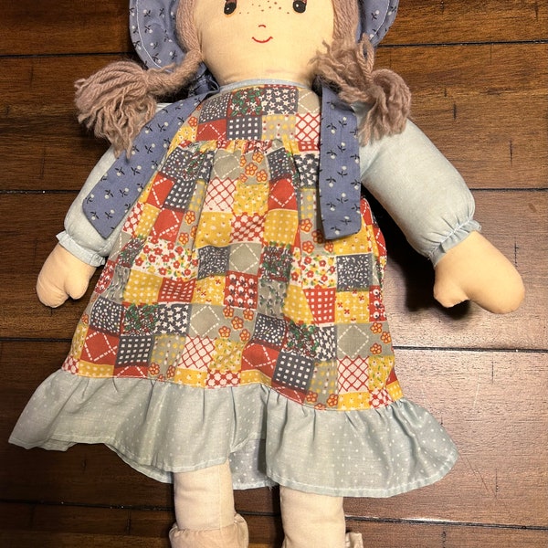 Vintage Rag Doll - Etsy
