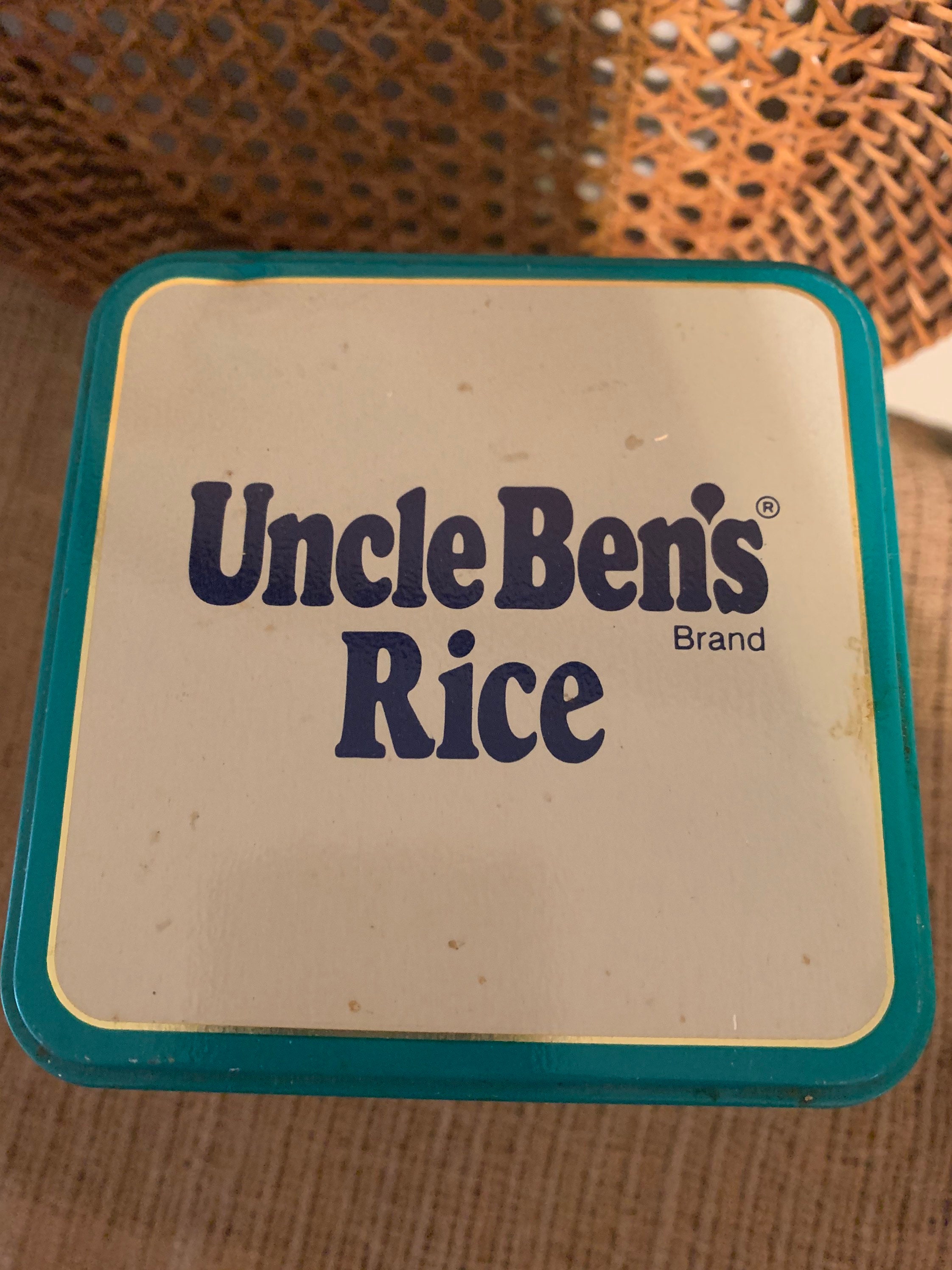 Collectionnable 1987 Uncle Bens Rice Tin Container avec - Etsy France