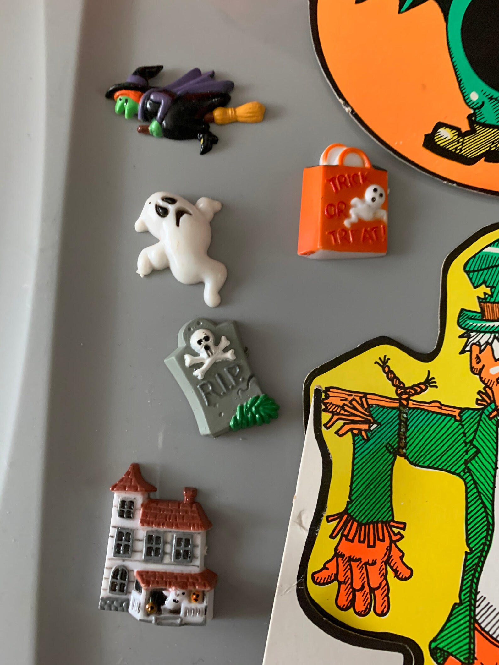 Retro Groovy Halloween Lot Topstone Cut Outs, Pumpkin Candle, and ...